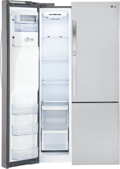 LG LSXS26366S 36 Inch Side by Side Refrigerator with 26 Cu. Ft ...