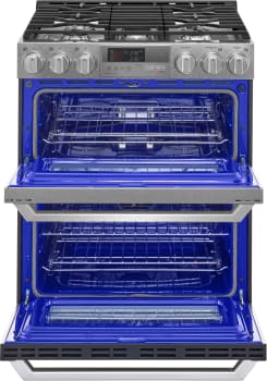 LG LUTD4919SN 30 Inch Slide-In Dual Fuel Smart Range with 5 Sealed ...
