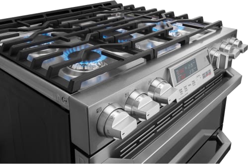 LG LUTD4919SN 30 Inch Slide-In Dual Fuel Smart Range with 5 Sealed ...