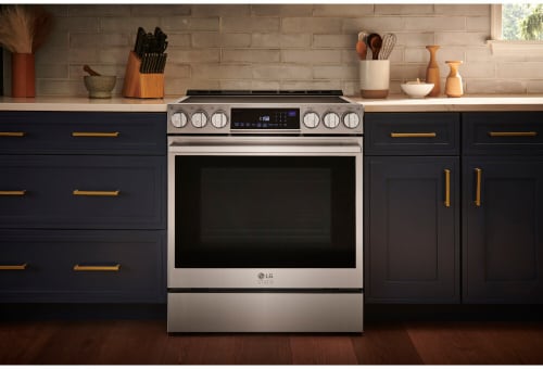 LG LSIS6338F 30 Inch Smart Slide In Induction Range with 5 Induction ...