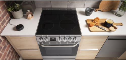 Haier QAS740RMSS 24 Inch Freestanding Electric Range with 4 Radiant ...