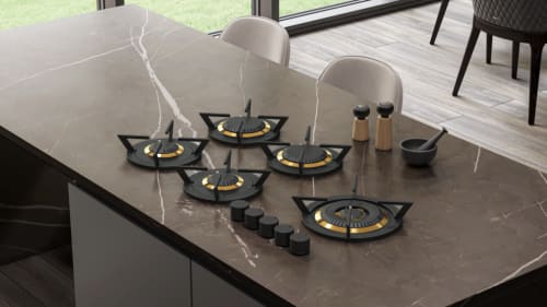 Tulip Cooking TC19612 55,650 BTU Modular Gas Cooktop with Five Sealed ...