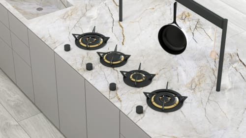Tulip Cooking 19581 55,800 BTU Modular Gas Cooktop with Four Sealed ...