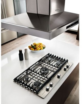 KitchenAid KCGS556ESS 36 Inch Gas Cooktop with 5 Sealed Burners ...