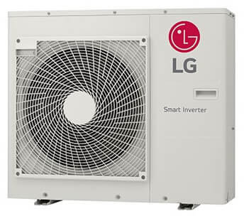 LG LG3ZMSS04 Tri-Zone Mini Split System with 16,000 Total BTUs, Heat ...