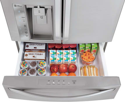 LG LMXC23746S 36 Inch Counter Depth 4-Door French Door Refrigerator ...