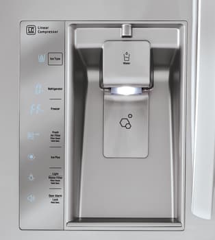 LG LMXC23746S 36 Inch Counter Depth 4-Door French Door Refrigerator ...