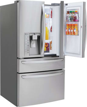 LG LMXS30776S 36 Inch 4-Door French Door Refrigerator with 29.7 cu. ft ...