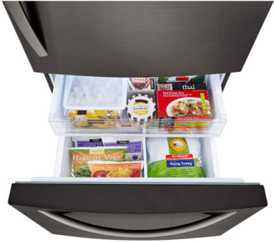 LG LRDCS2603D 33 Inch Bottom Mount Refrigerator with 25.50 cu.ft. Total ...