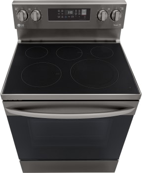 LG LREL6323D 30 Inch Electric Smart Range with 5 Radiant Elements, 6.3 ...