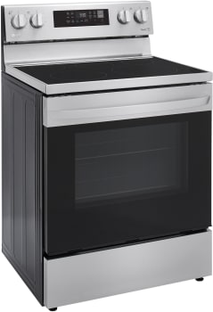 LG LREL6323S 30 Inch Electric Smart Range with 5 Radiant Elements, 6.3 ...