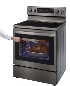LG LREL6325D 30 Inch Electric Smart Range with 5 Radiant Elements, 6.3 ...