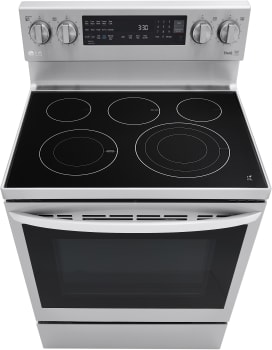 LG LREL6325F 30 Inch Electric Smart Range with 5 Radiant Elements, 6.3 ...