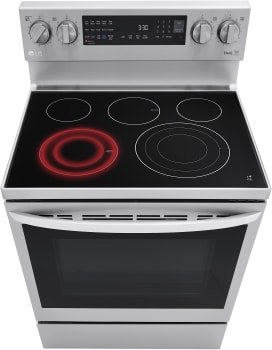 LG LREL6325F 30 Inch Electric Smart Range with 5 Radiant Elements, 6.3 ...