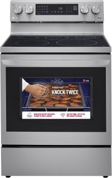 LG LREL6325F 30 Inch Electric Smart Range with 5 Radiant Elements, 6.3 ...