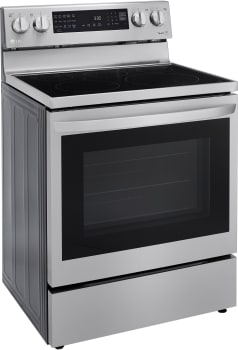 LG LREL6325F 30 Inch Electric Smart Range with 5 Radiant Elements, 6.3 ...