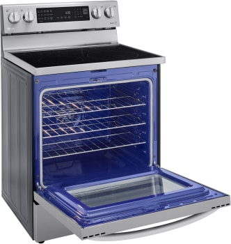 LG LREL6325F 30 Inch Electric Smart Range with 5 Radiant Elements, 6.3 ...