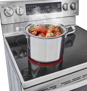LG LREL6325F 30 Inch Electric Smart Range with 5 Radiant Elements, 6.3 ...