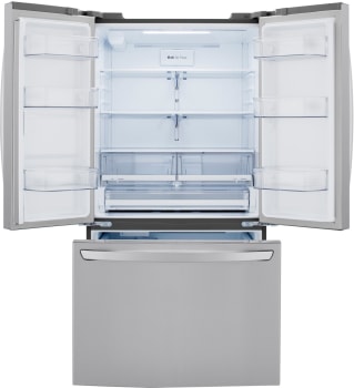 LG LRFCC23D6S 36 Inch Smart Counter-Depth French Door Refrigerator with ...