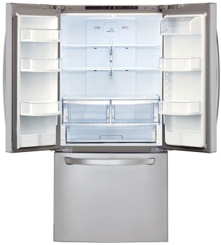 LG LRFCS2503S 33 Inch PrintProof™ French Door Refrigerator with 25.10 ...