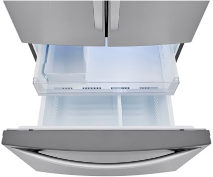 LG LRFCS29D6S 36 Inch Smart Freestanding French Door Refrigerator with ...