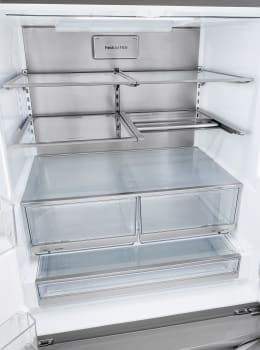 LG LRFDC2406S 36 Inch Counter Depth Smart French Door Refrigerator with ...