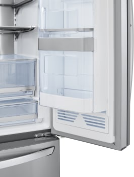 LG LRFDS3016S 36 Inch Smart French Door Craft Ice Refrigerator with 29. ...