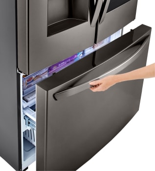 LG LRFVC2406D 36 Inch Counter Depth 3-Door French-Style Smart ...