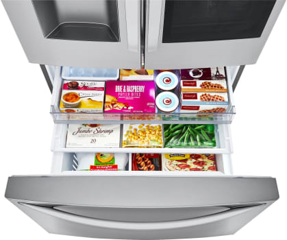 LG LRFVS3006S 36 Inch French Door Craft Ice Smart Refrigerator with 29. ...
