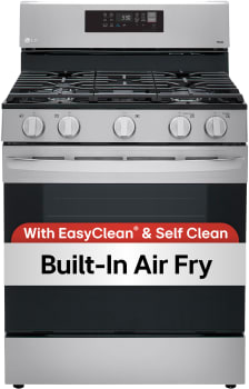 LG LRGL5823S 30 Inch Gas Smart Range with 5 Sealed Burners, 5.8 Cu. Ft ...