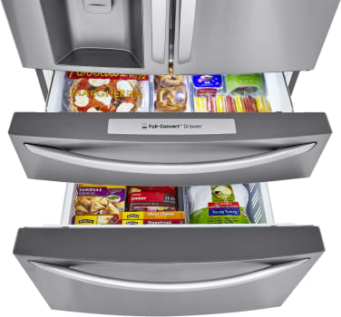 LG LRMDS3006S 36 Inch 4 Door Smart French Door Refrigerator with 29.5 ...