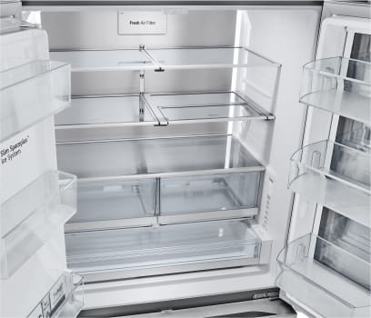 LG LRYKC2606S 36 Inch Counter-Depth MAX™ Smart French Door Refrigerator ...