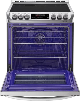 LG LSE4611ST 30 Inch Slide-In Electric Range with 5 Radiant Heating ...