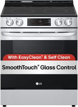 LG LSEL6331F 30 Inch Slide-In Electric Smart Range with 5 Radiant ...