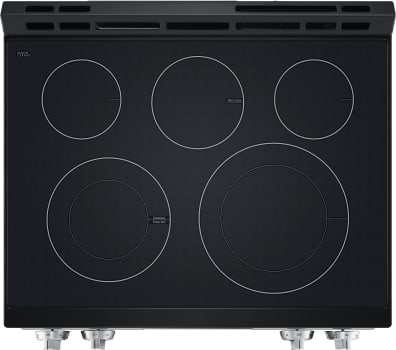 LG LSEL6331F 30 Inch Slide-In Electric Smart Range with 5 Radiant ...