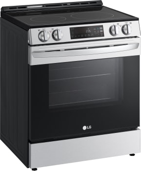 LG LSEL6331F 30 Inch Slide-In Electric Smart Range with 5 Radiant ...