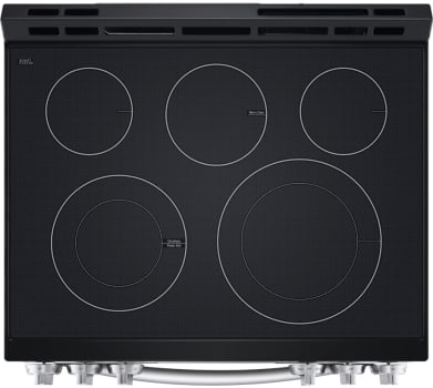 LG LSEL6333F 30 Inch Electric Slide-In Smart Range with 5 Elements, 6.3 ...