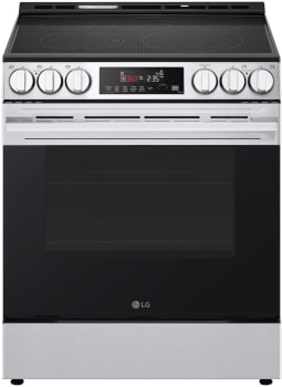 LG LSEL6333XE 30 Inch Slide-In Smart Electric Range with 5 Radiant ...
