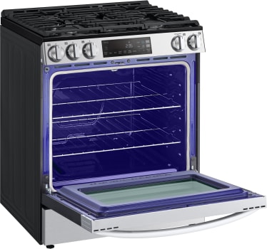 LG LSGL5831F 30 Inch Slide-In Gas Smart Range with 5 Sealed Burners, 5. ...