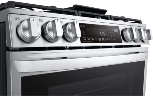LG LSGL6335F 30 Inch Smart Instaview™ Slide-in Gas Range with 5 Sealed ...