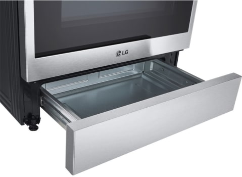 LG LSGL6335F 30 Inch Smart Instaview™ Slide-in Gas Range with 5 Sealed ...