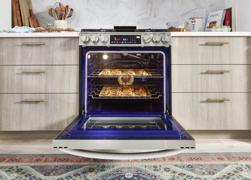 LG LSGL6337F 30 Inch Smart Instaview™ Gas Slide-In Range with 5 Sealed ...