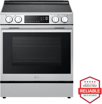 LG LSIL6334XE 30 Inch Smart Slide-In Induction Range with 4 Elements, 6 ...