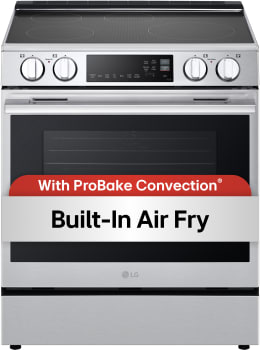 LG LSIL6334XE 30 Inch Smart Slide-In Induction Range with 4 Elements, 6 ...