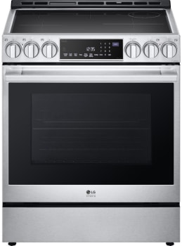 LG LSIS6338F 30 Inch Smart Slide In Induction Range with 5 Induction ...