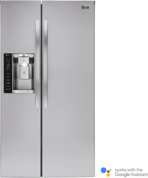 LG LSXC22426S 36 Inch Counter Depth Side by Side Smart Refrigerator ...
