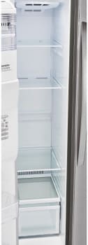 LG LSXS26336S 36 Inch Side-by-Side Refrigerator with External Dispenser ...