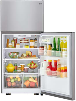 LG LTCS20030S 30 Inch Top Freezer Refrigerator with 20.2 Cu. Ft. Total ...
