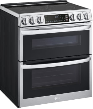 LG LTEL7337F 30 Inch Slide-In Electric Smart Range with 5 Burners ...