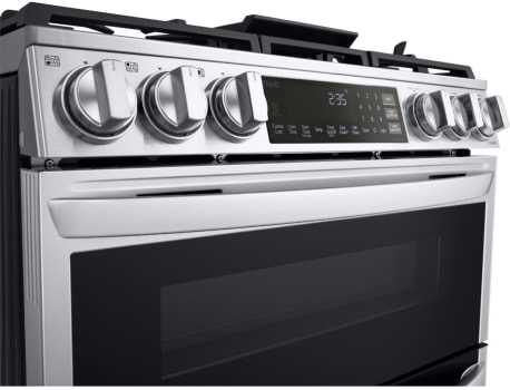 LG LTGL6937F 30 Inch Slide-In Gas Smart Range with 5 Sealed Burners ...